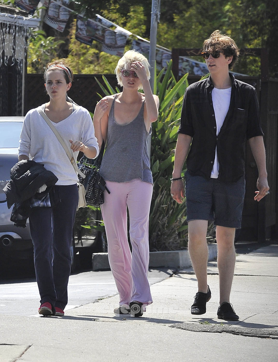 Emma Watson: Emma Watson heading to a movie with friends in santa ...