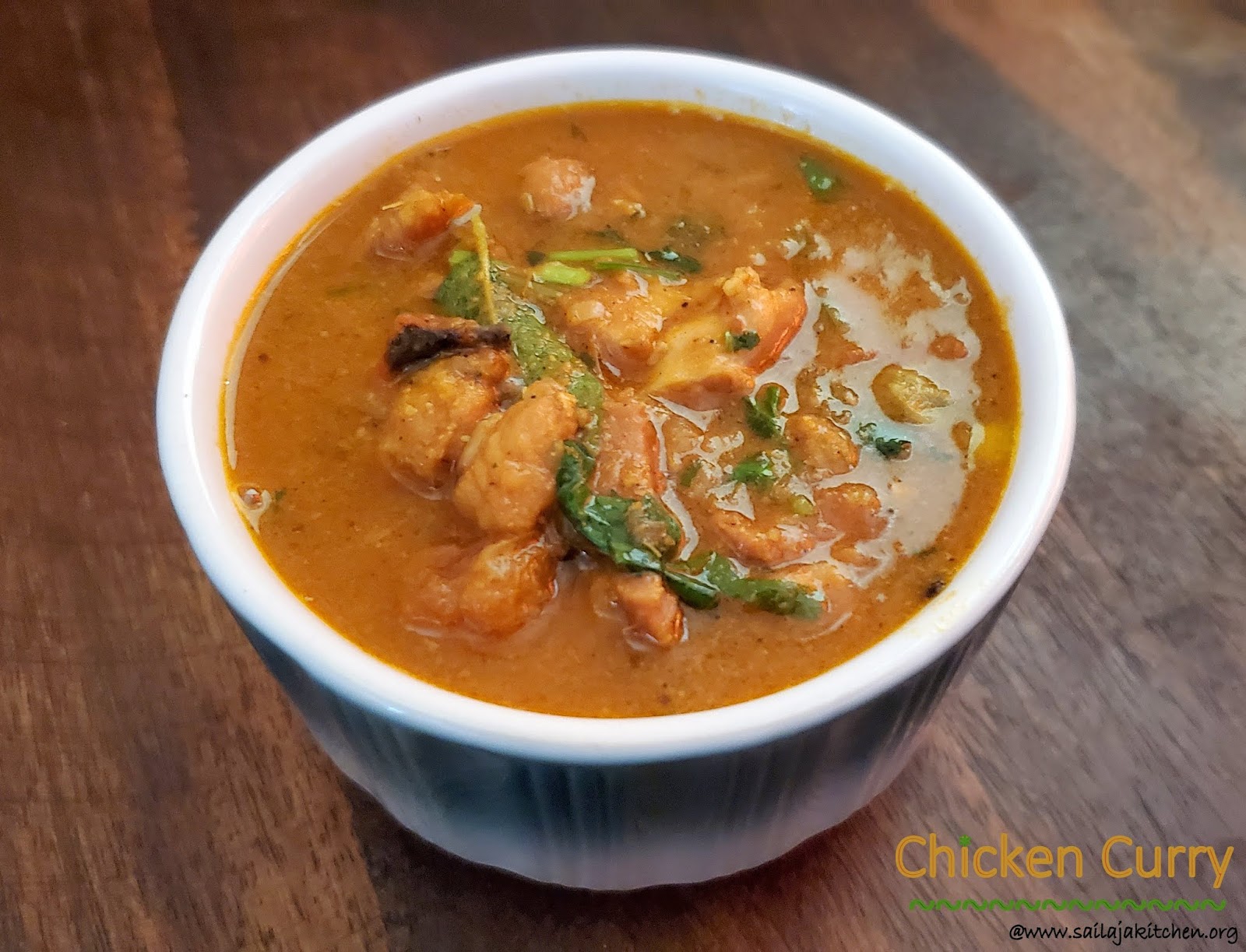 Sailaja Kitchen...A site for all food lovers!: Chicken Curry / Quick ...
