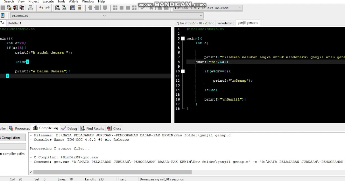 Cara Bikin codingan kalkulator pertambahan sederhana