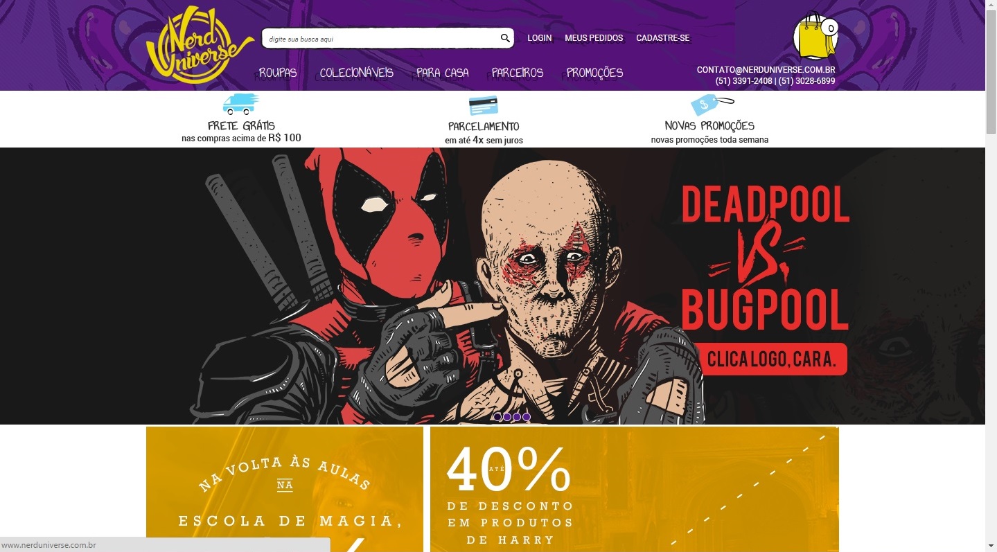 Nerd Universe: Uma das Melhores Lojas Online - Galáxia de Pensamentos