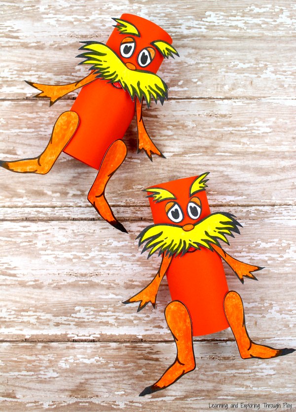Learning and Exploring Through Play: The Lorax Dr Seuss Craft