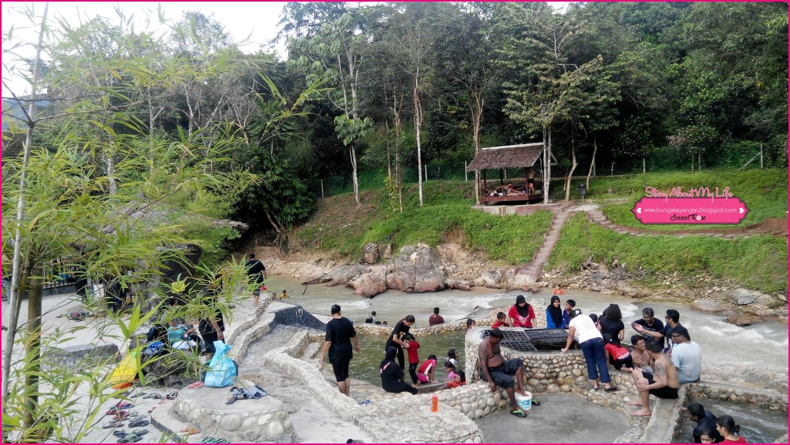 Sweet Rose: FAMILY DAY DI LUBUK TIMAH HOT SPRING, SIMPANG PULAI