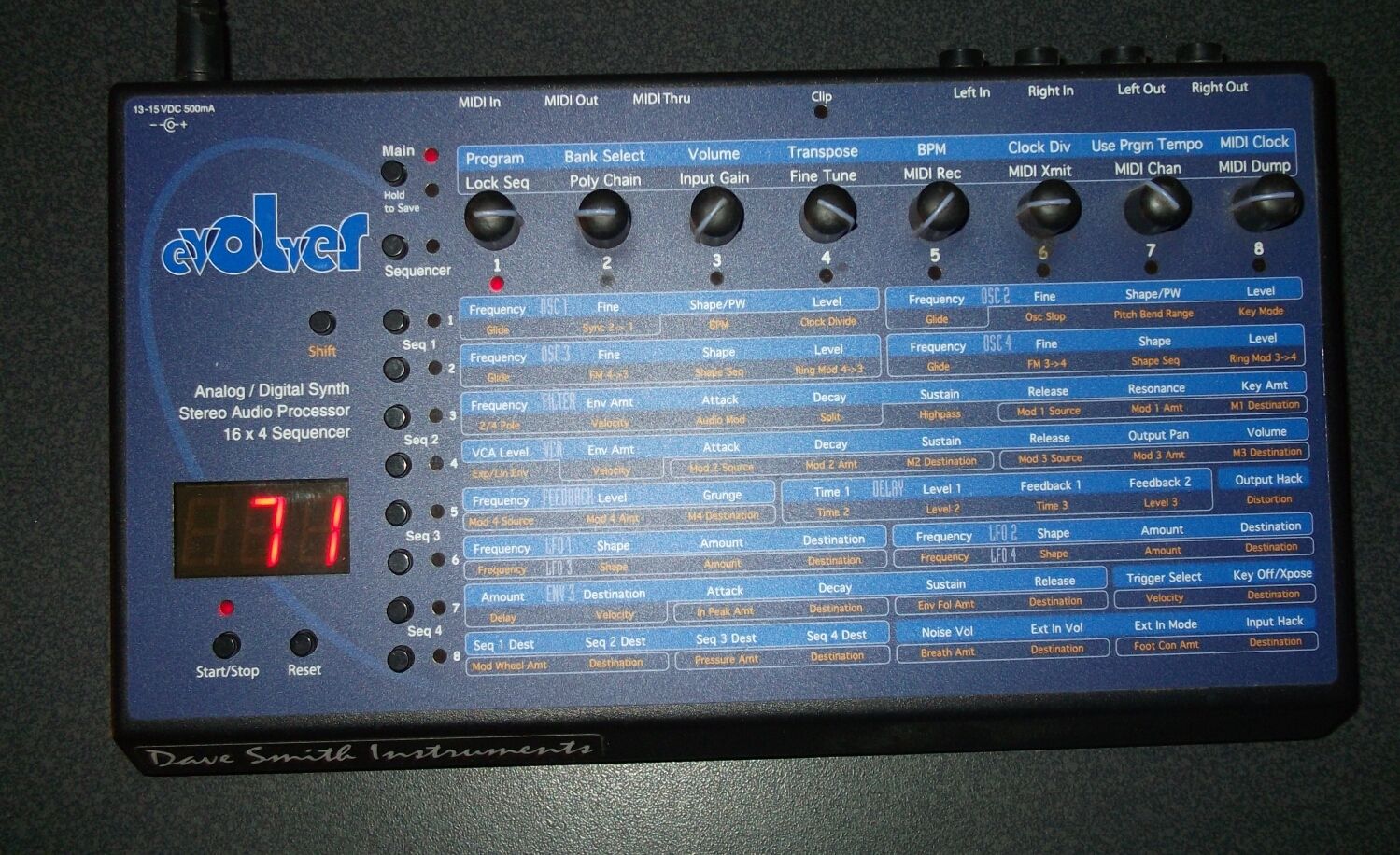 MATRIXSYNTH-B: DSI Evolver Desktop Synthesizer SN 00093
