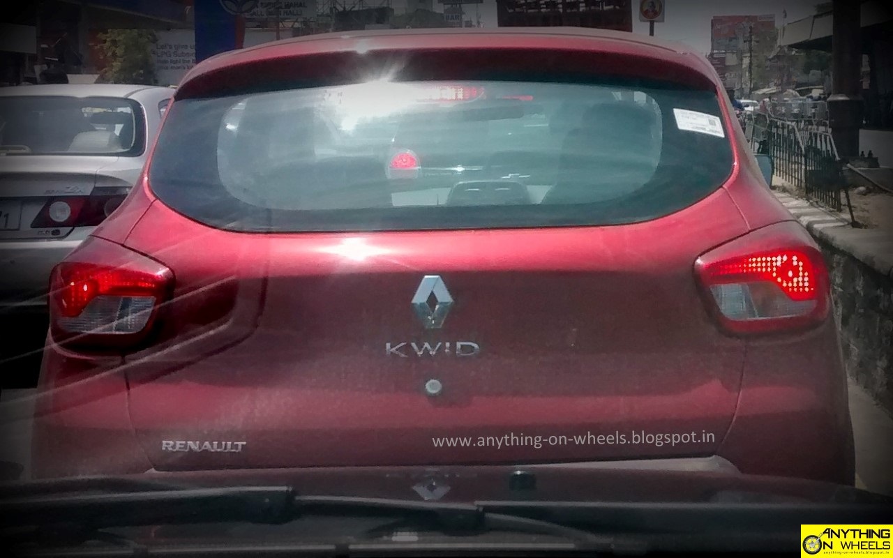 ANYTHING ON WHEELS: Renault Kwid continues testing, SCe (1.0L variant ...