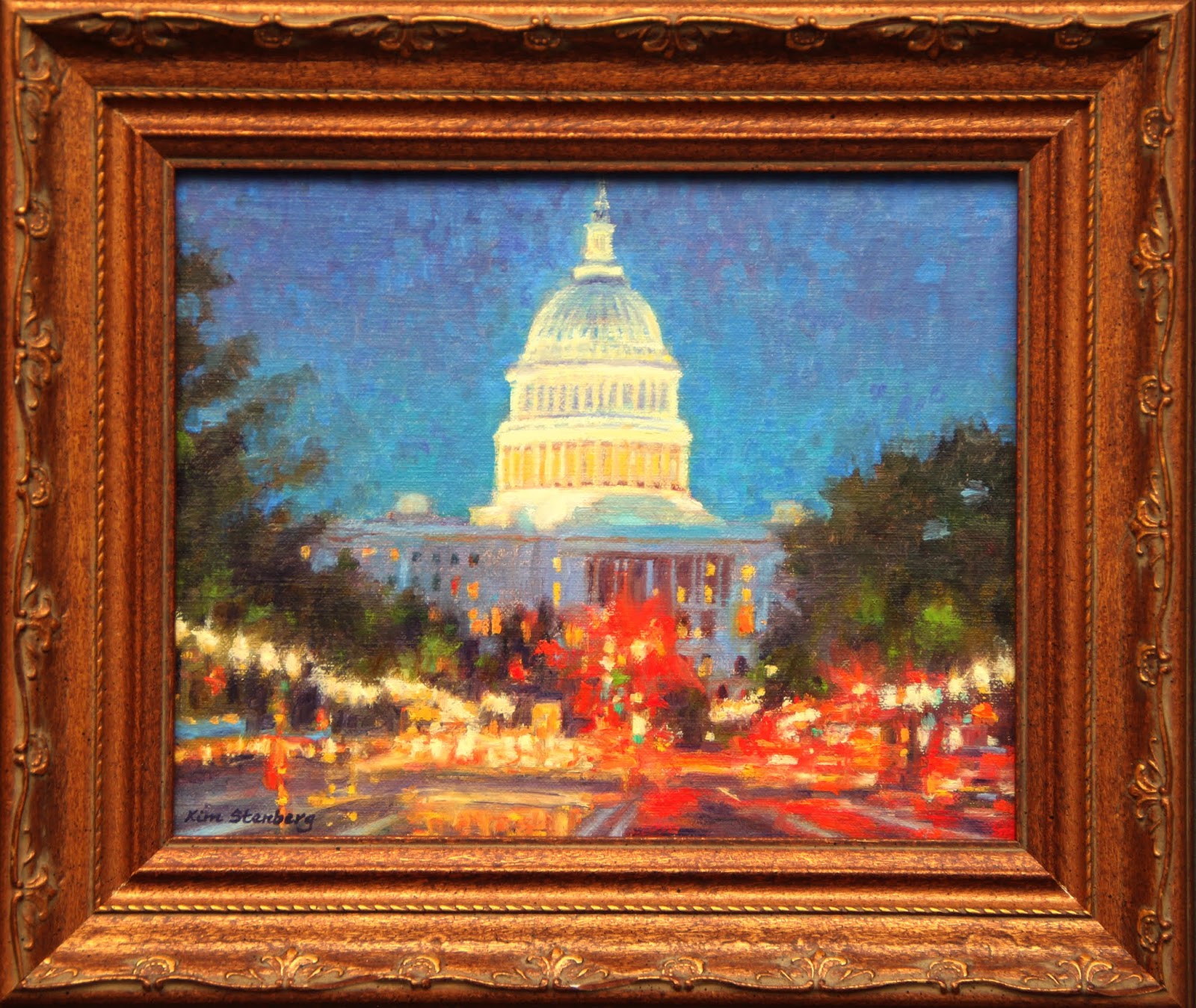 Kim Stenberg's Painting Journal: "US Capitol from Pennsylvania Ave ...