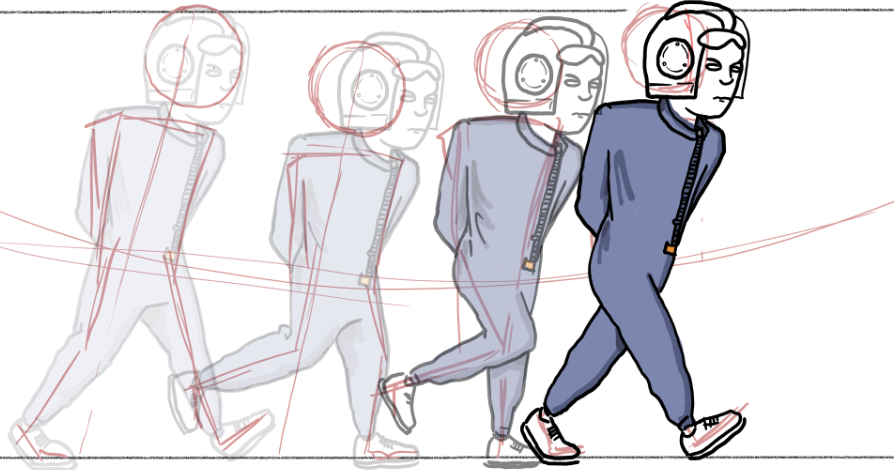 Gabriel's blog: 2D WALK CYCLE