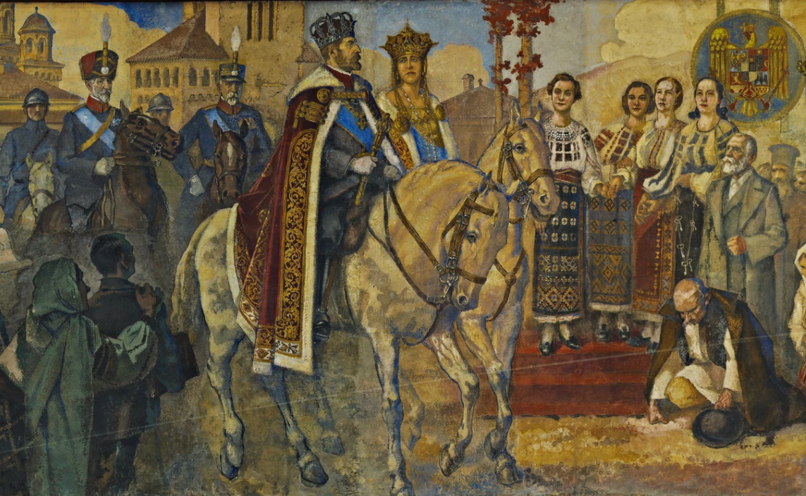 Turist în București: Fresca Ateneului Român