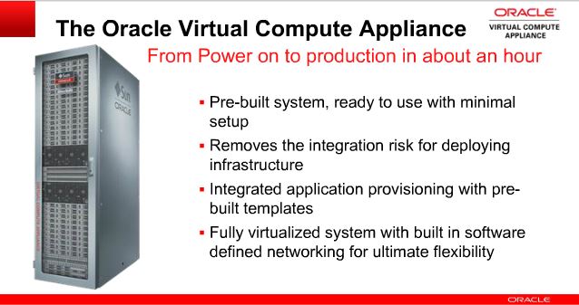 Jean-Philippe Pinte's Blog: Annonce : Oracle Virtual Compute Appliance