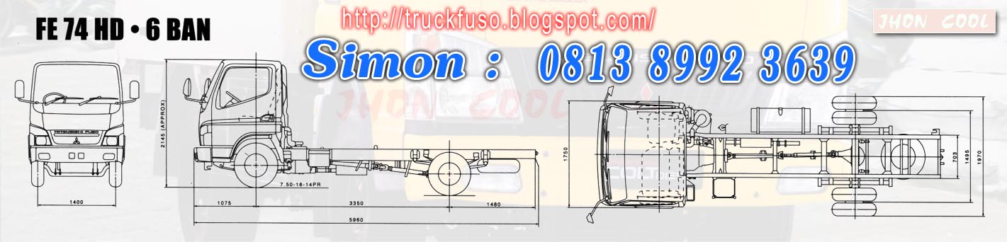 Mitsubishi Truck Colt Diesel FE 74 HD 125 PS ~ DEALER MITSUBISHI ...