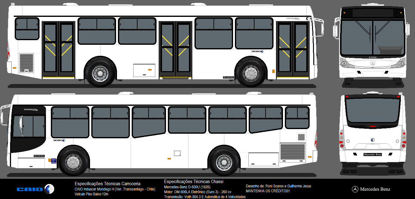 buses Diseños: Caio