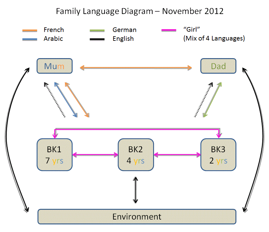 Babelkid - Raising Multilingual Children: Family Language Diagram ...