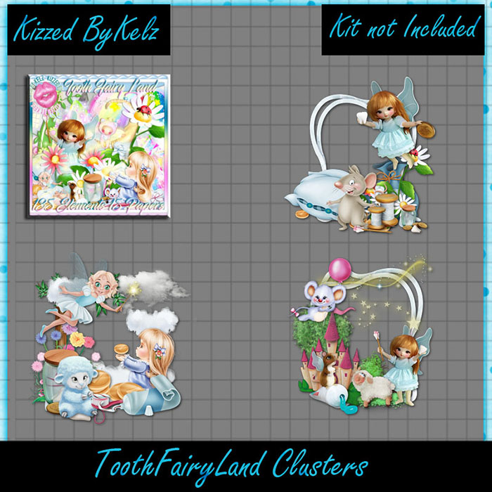 Kizzed By Kelz : New Tooth Fairy Land Clusters in store!