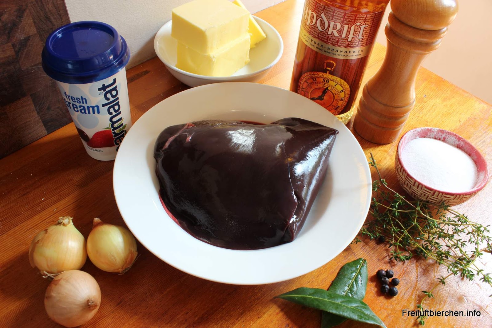 Freiluftbierchen: Impala-Liver paté