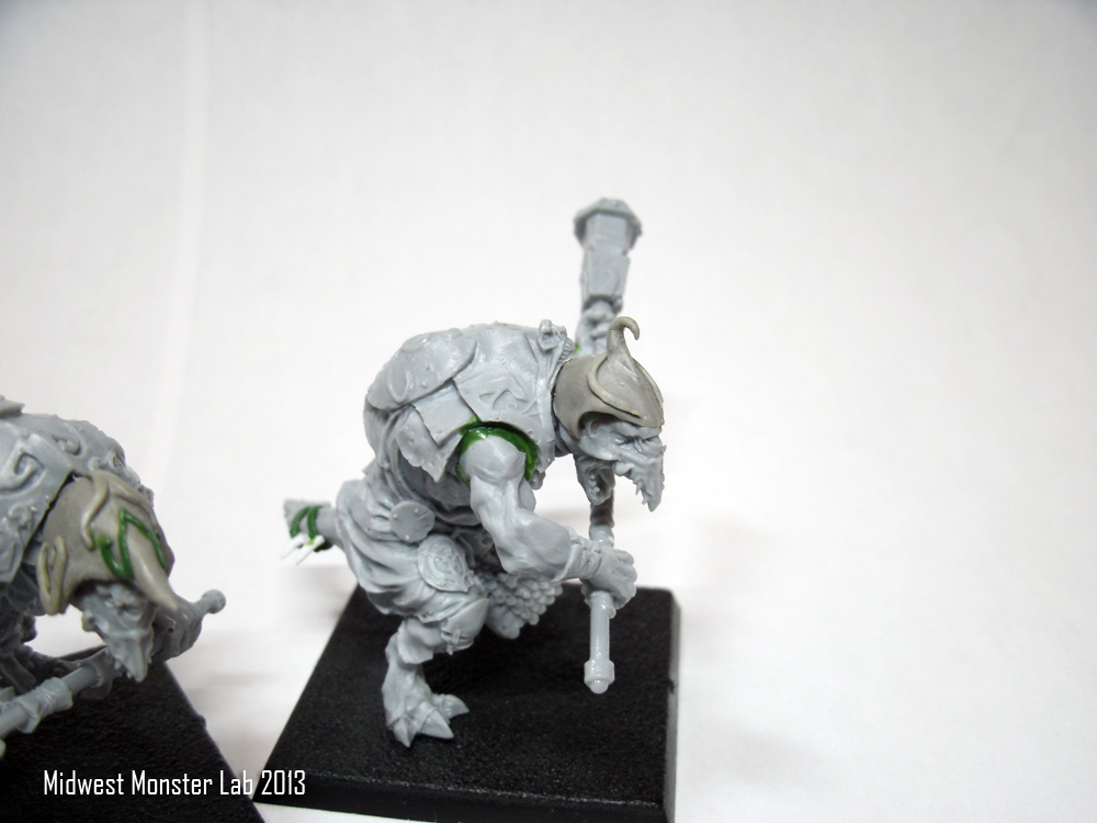 Monster Lab Miniatures: What's on My Desk: Fimir "Counts-As" Conversions