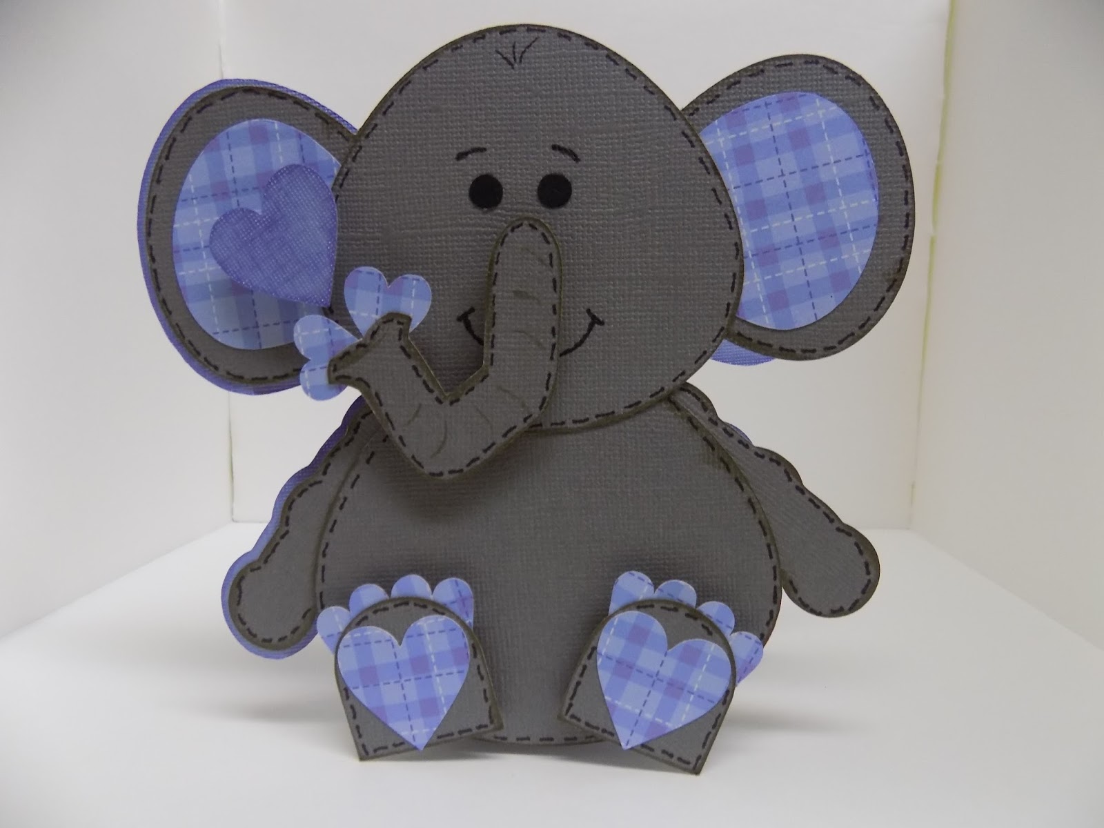 Christine's Cottage Garden Home: Elephant Card using my Scan n Cut 2