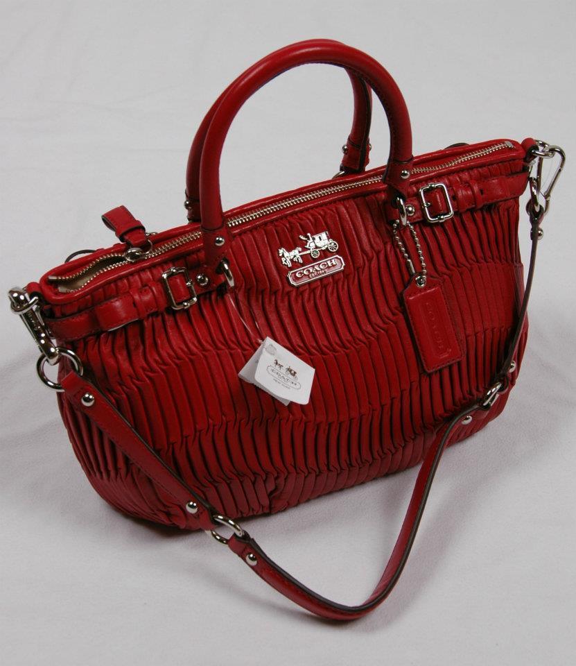 COACHTREASURE BOUTIQUE: COACH Madison Gathered Leather Sophia #18620 ...