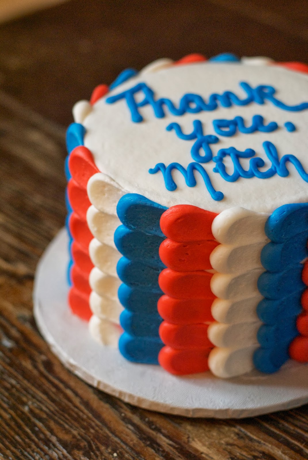 Country Cupboard Cakes: Thank you for your service!