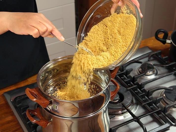 recette de masfouf ou couscous sucré