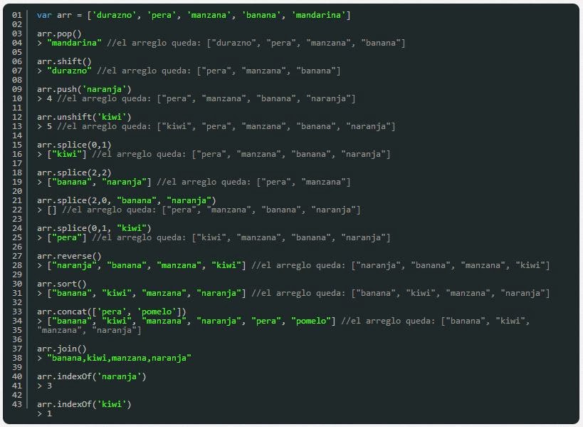 Arreglos ~ Proyecto Javascript