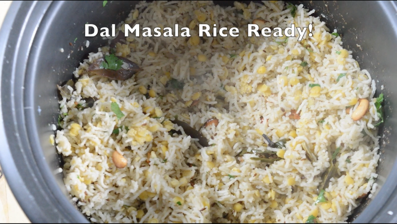 Dal Masala Rice | Toor Dal Masala Rice| Arisi Paruppu Sadam - Subbus ...