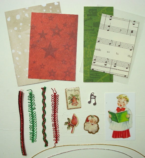 yourATCstore: December Christmas Artist Trading Card Kit of the Month