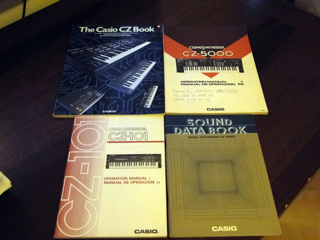MATRIXSYNTH: CASIO CZ Synth Series BOOKS
