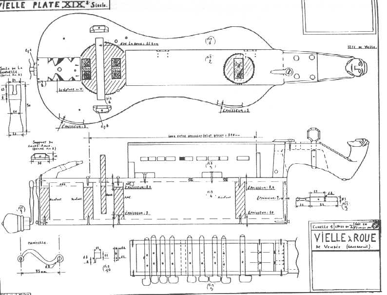La vielle à roue: II. La fabrication de cet instrument.