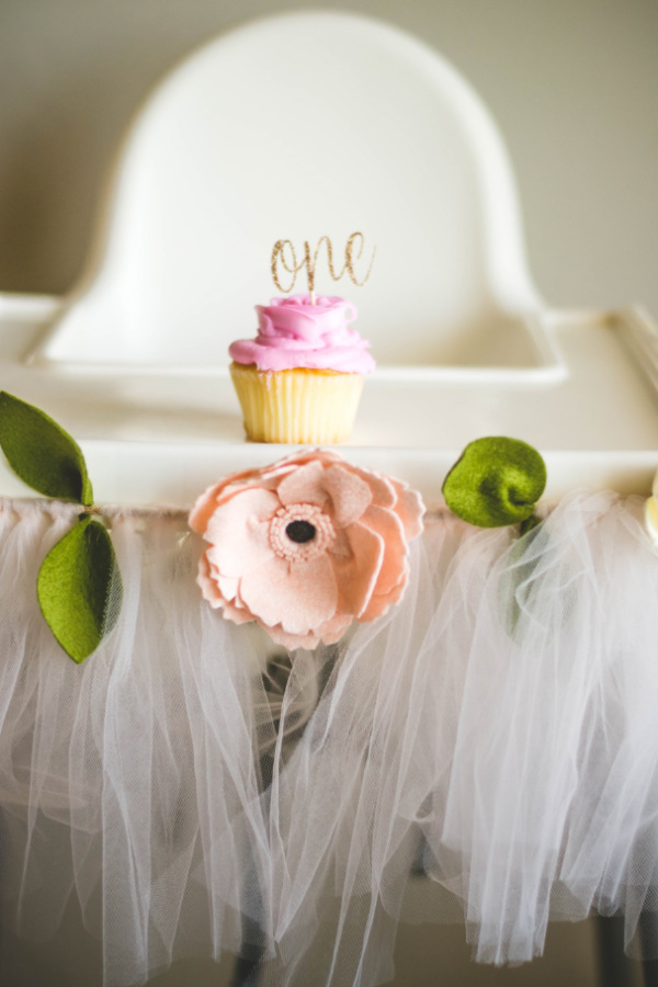 Baby Girl 1st Birthday Flower Theme - 1st Birthday Ideas
