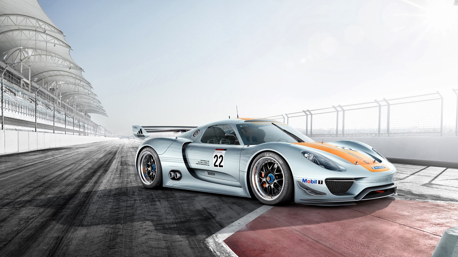 Wallpapers of beautiful cars: Porsche 918 RSR