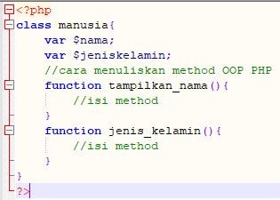 MODUL 1 "Pengertian dan Pengenalan OOP pada PHP" ~ DotKom.co