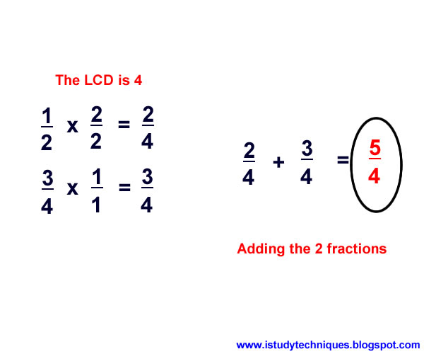 How to Mentally Add Fraction Numbers Fast ~ Techniques on How to Study