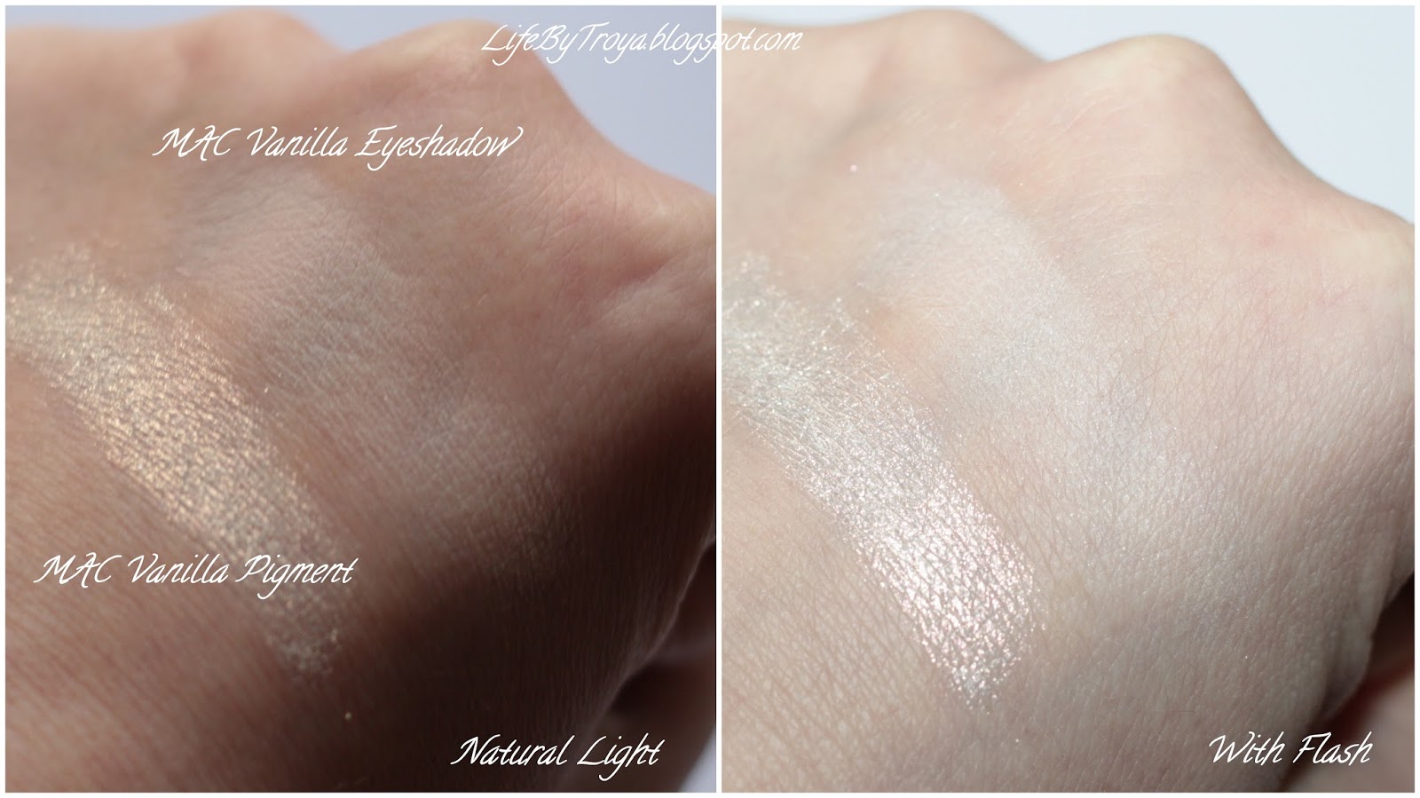 Review:: MAC Pigment Vanilla - Troya's Land