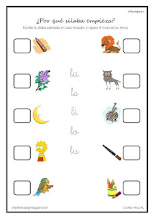 Cositas de AL y PT: Conciencia fonológica fonema L