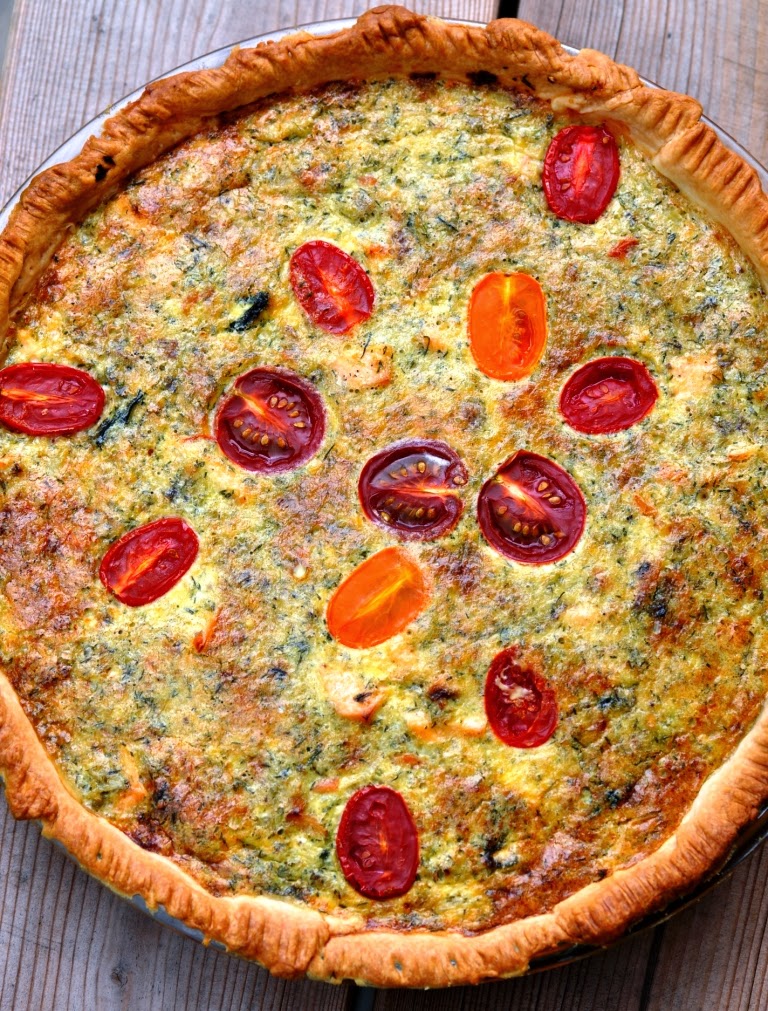 Lachs-Quiche - Kubiena - Kochblog