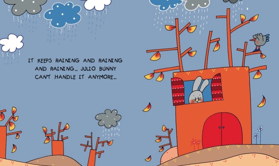 STORYWRAPS: Julio Bunny Goes to the Library - a bookwrap