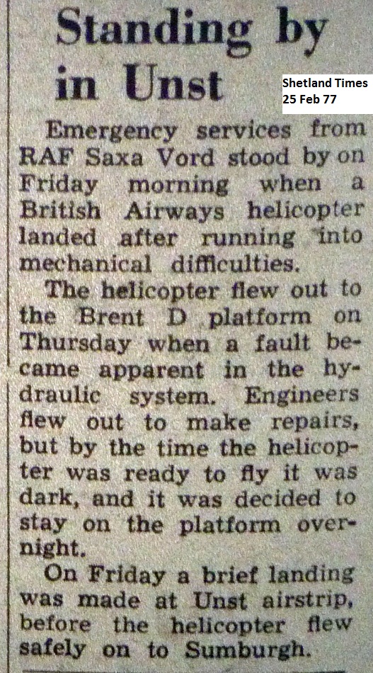 A History of RAF Saxa Vord: The Fire Section Part 3