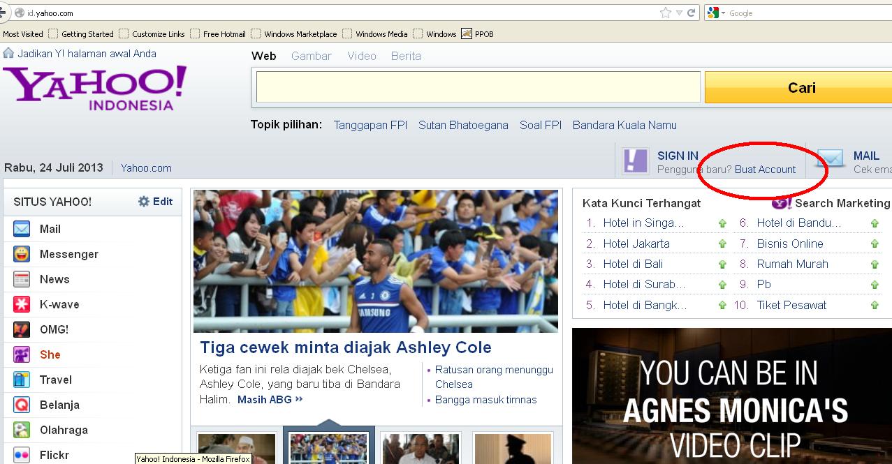 Cara Membuat E-mail baru dengan id Yahoo - IPA Edukasi