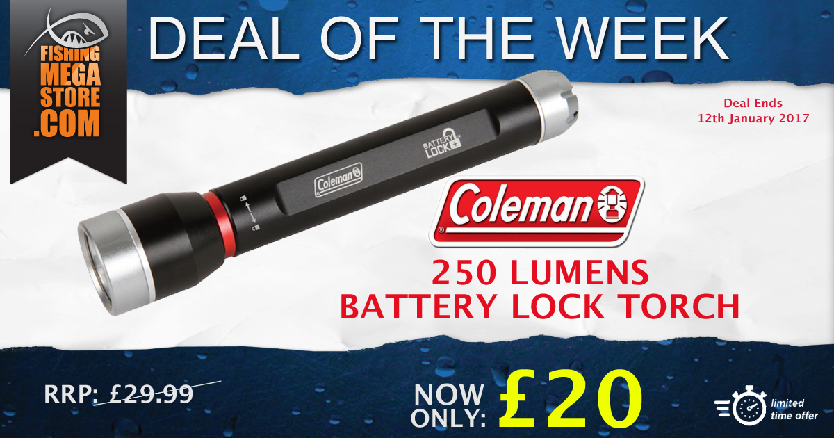 Coleman 250 Lumens Battery Lock Torch
