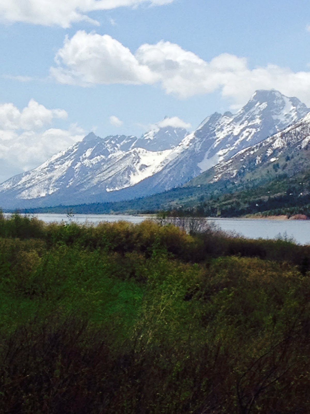 FROM THE BALCONY: June 1, Day 26, Colter Bay Village, Wyoming-58 miles