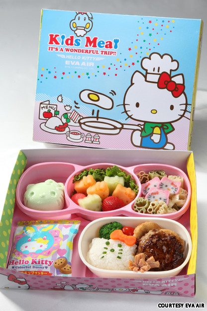 Pardon My Crumbs: Kitty-Liscious: Hello Kitty Airline's In-Flight Meal