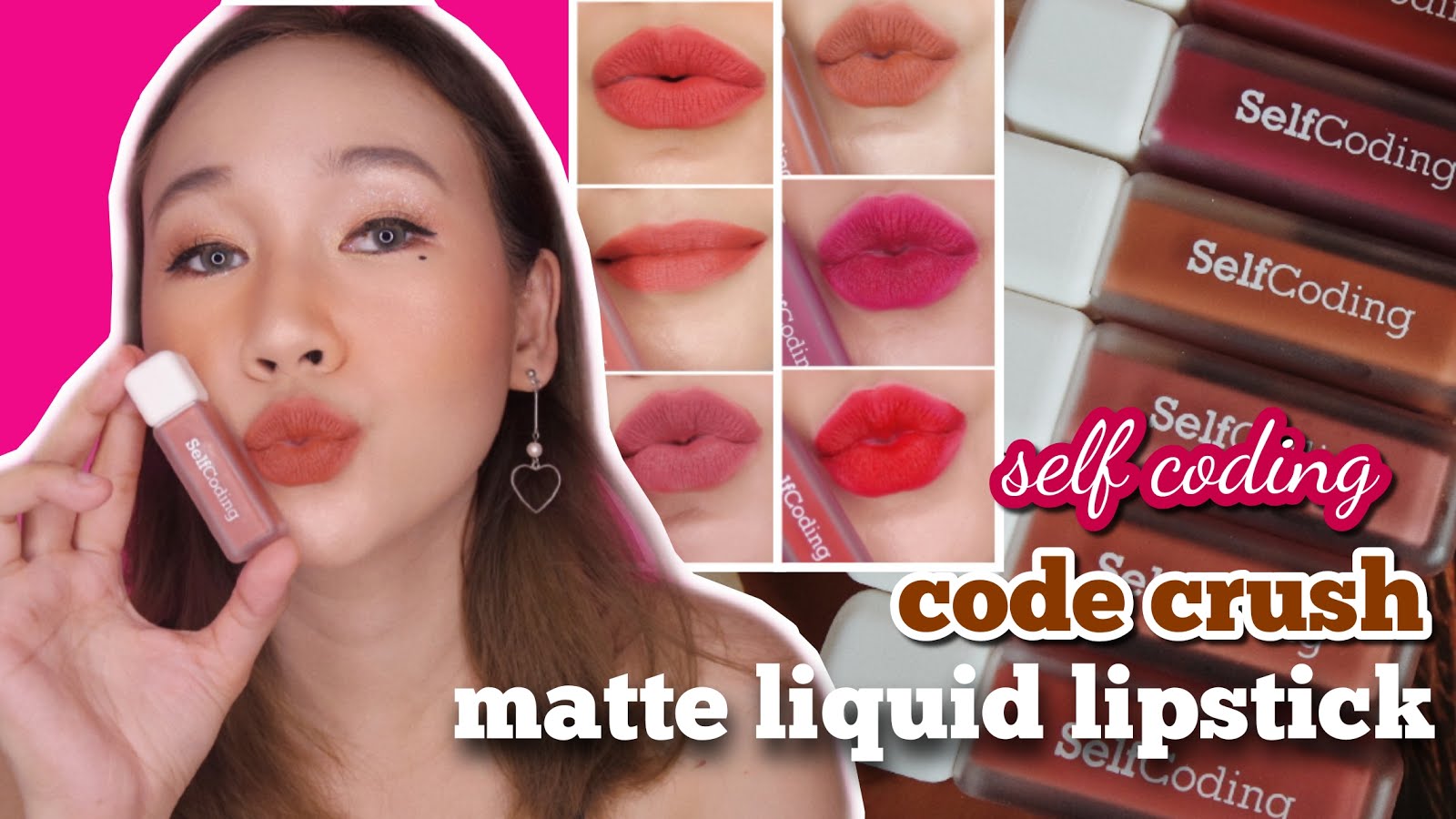 Self Coding Code Crush Matte Liquid Lipstick | pinkislovebynix