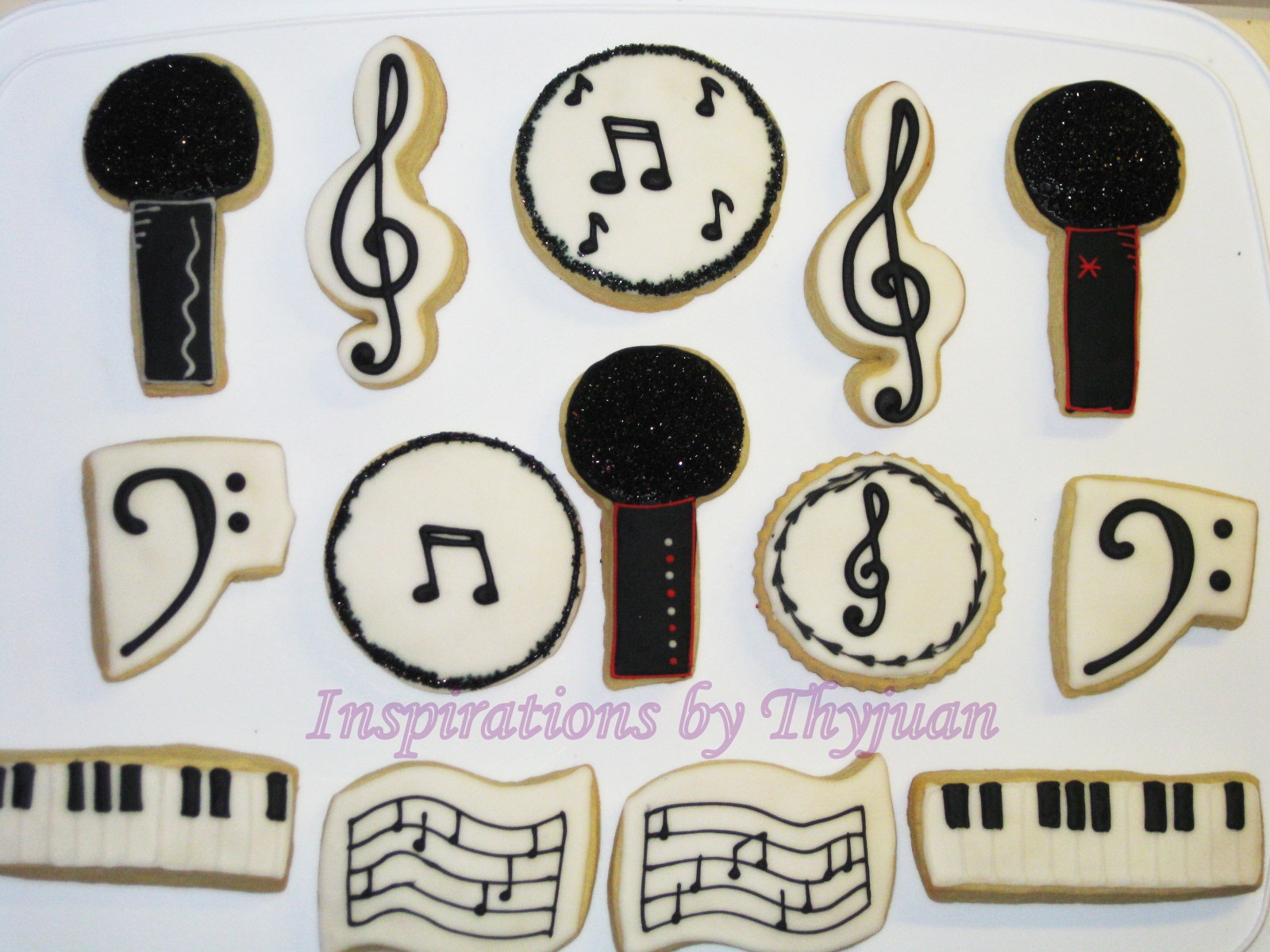 Inspirations by Thyjuan LLC.: Musical Theatre Themed Cookies