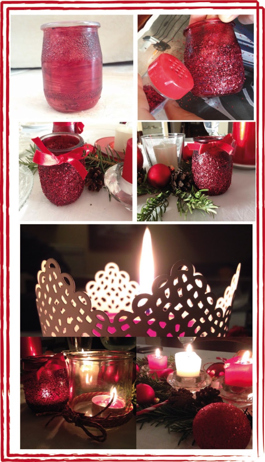 La Bougainvillée: ldées brico-écolo n°9: photophores de Noël à partir ...