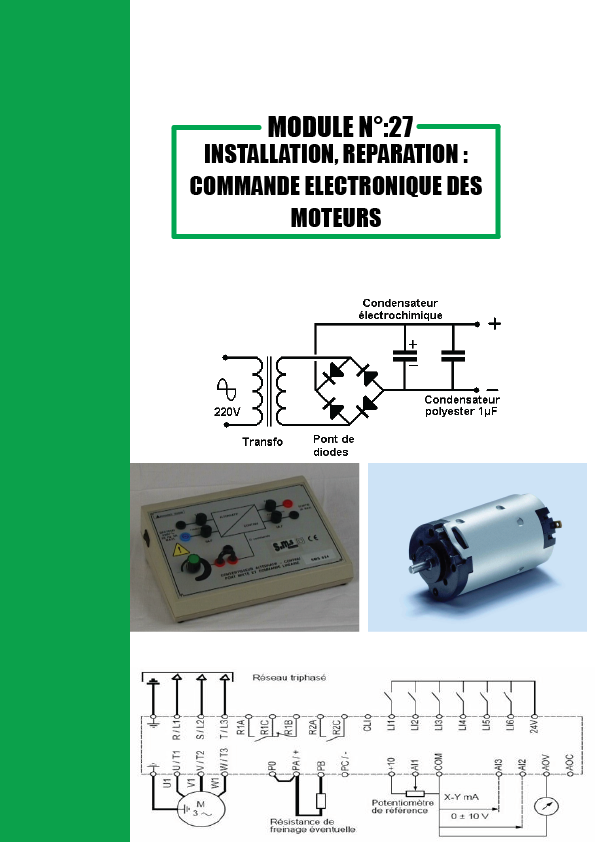 Module 27: Installation réparation commande électronique de moteurs ...