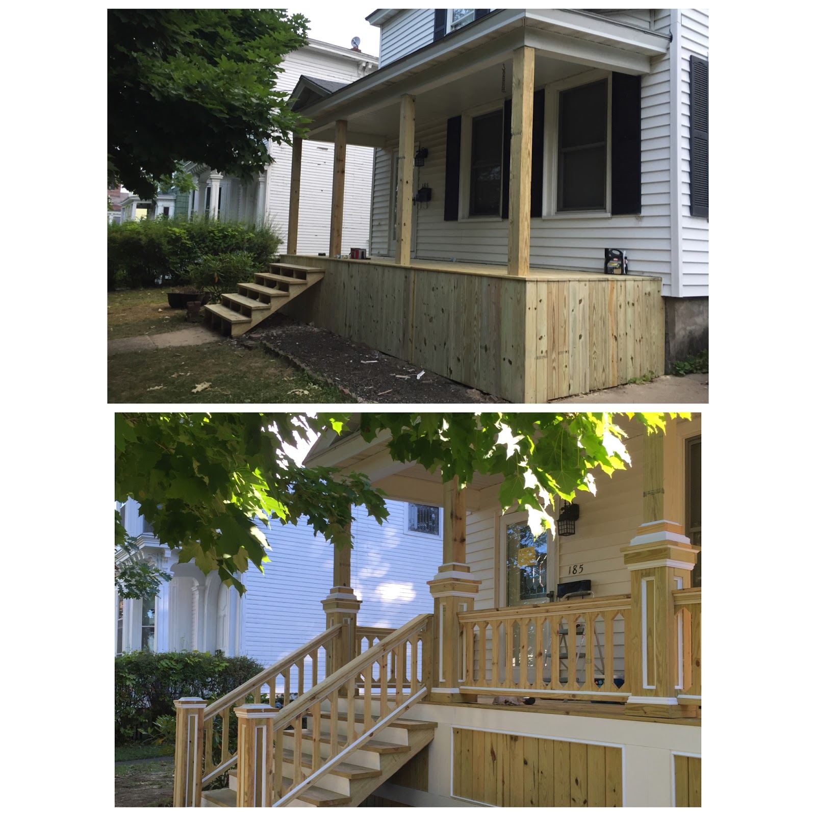 Oak Hill Trim: Porch Rebuild