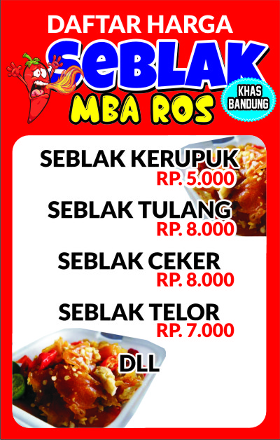 Download Contoh Daftar Menu Makanan | Daftar Menu Minuman format CDR ...