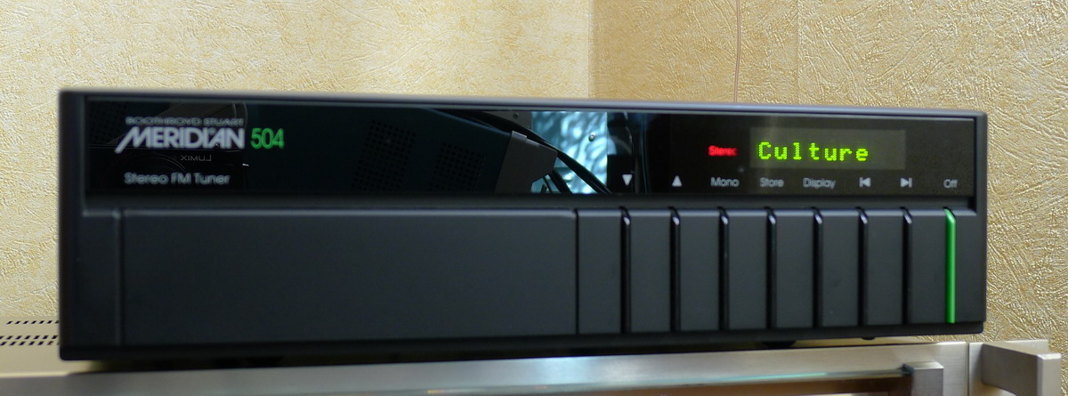 Audiotronik: Tuner MERIDIAN 504