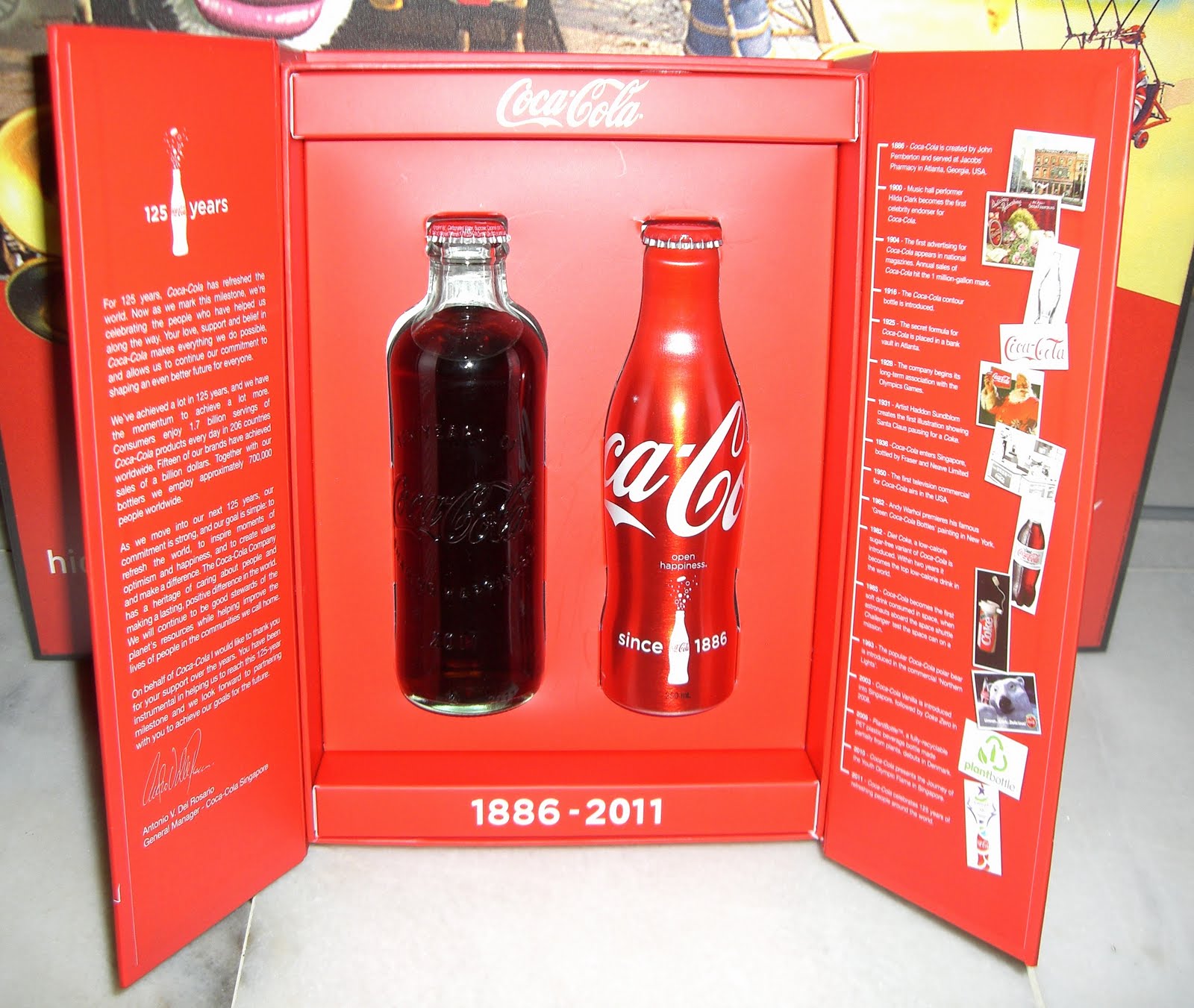 Aluminum Bottle Collector Club: Coca-Cola 125th Ans Aluminum Bottle Box ...