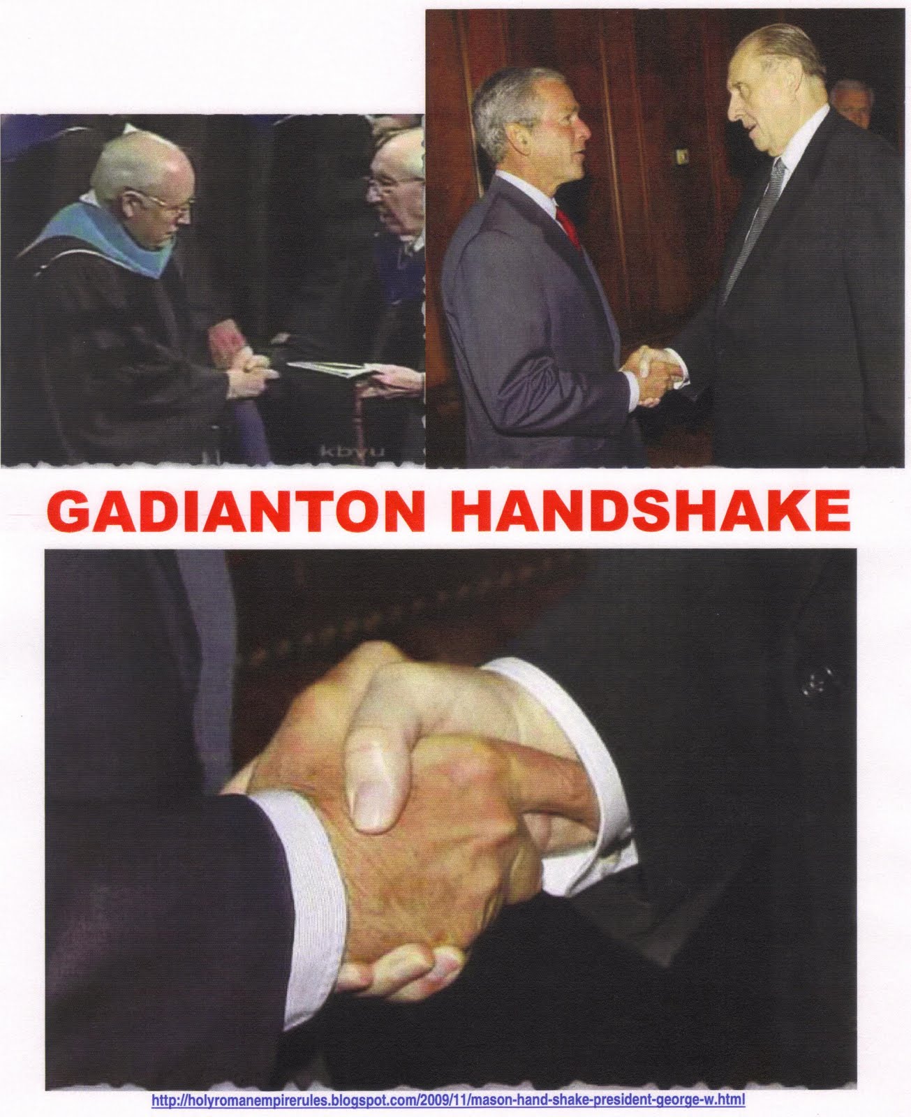 News Man: President Thomas Monson and O. J. Simpson Secret Handshake