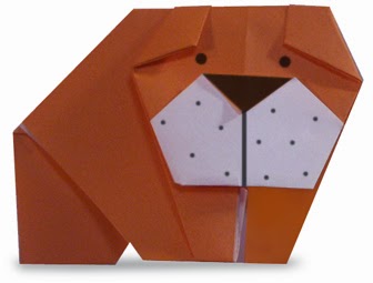 Bulldog - Easy Origami instructions For Kids
